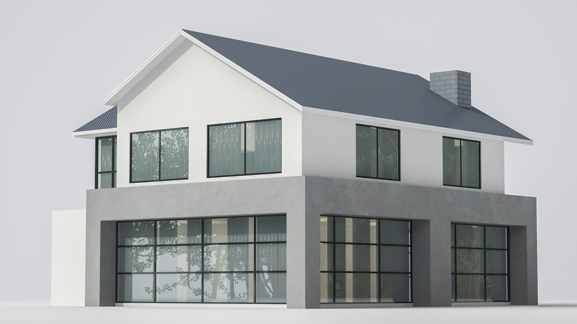 Modern House 01 3D Model - TurboSquid 1801973