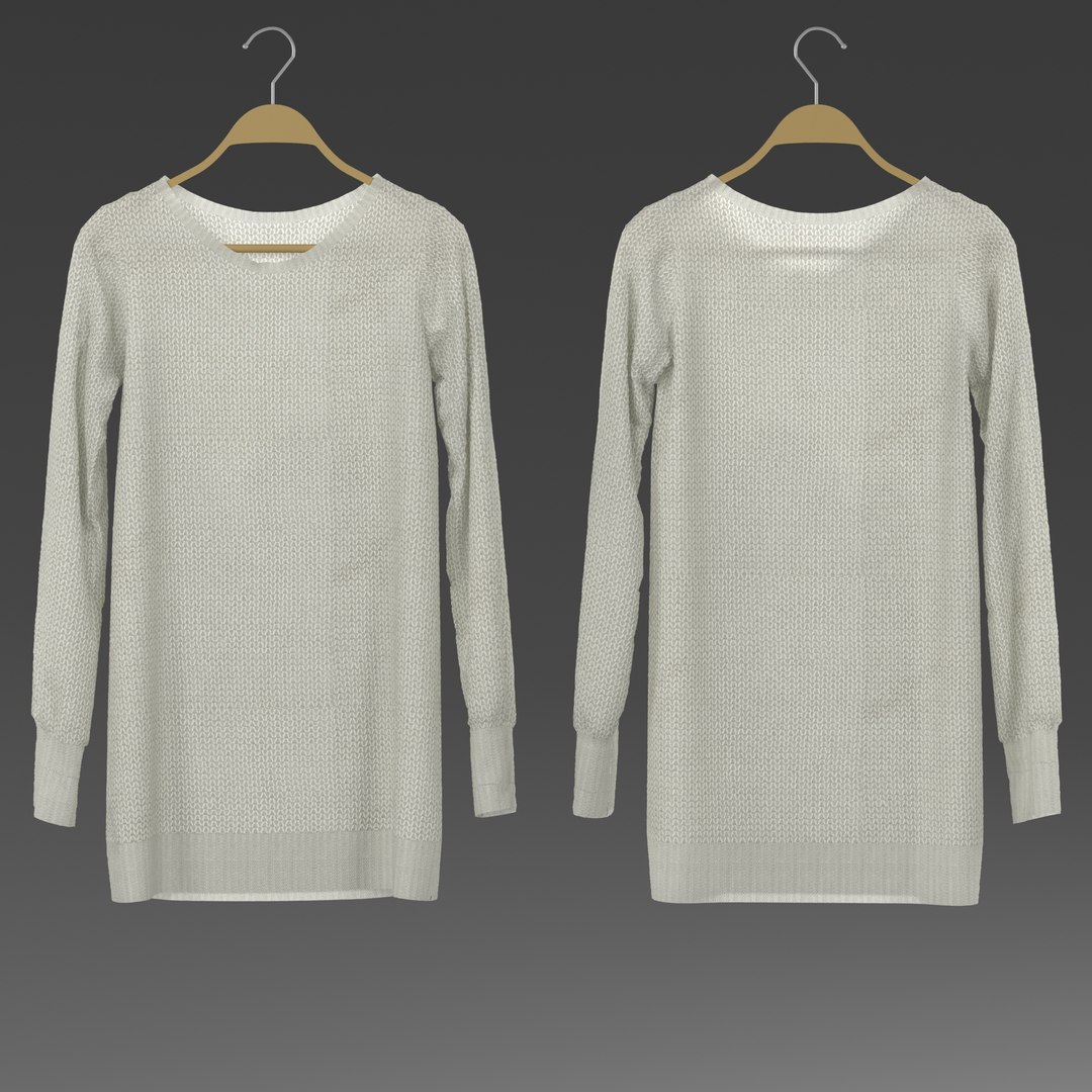 3d Model Woman Clothes Hangers