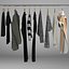 3d Model Woman Clothes Hangers