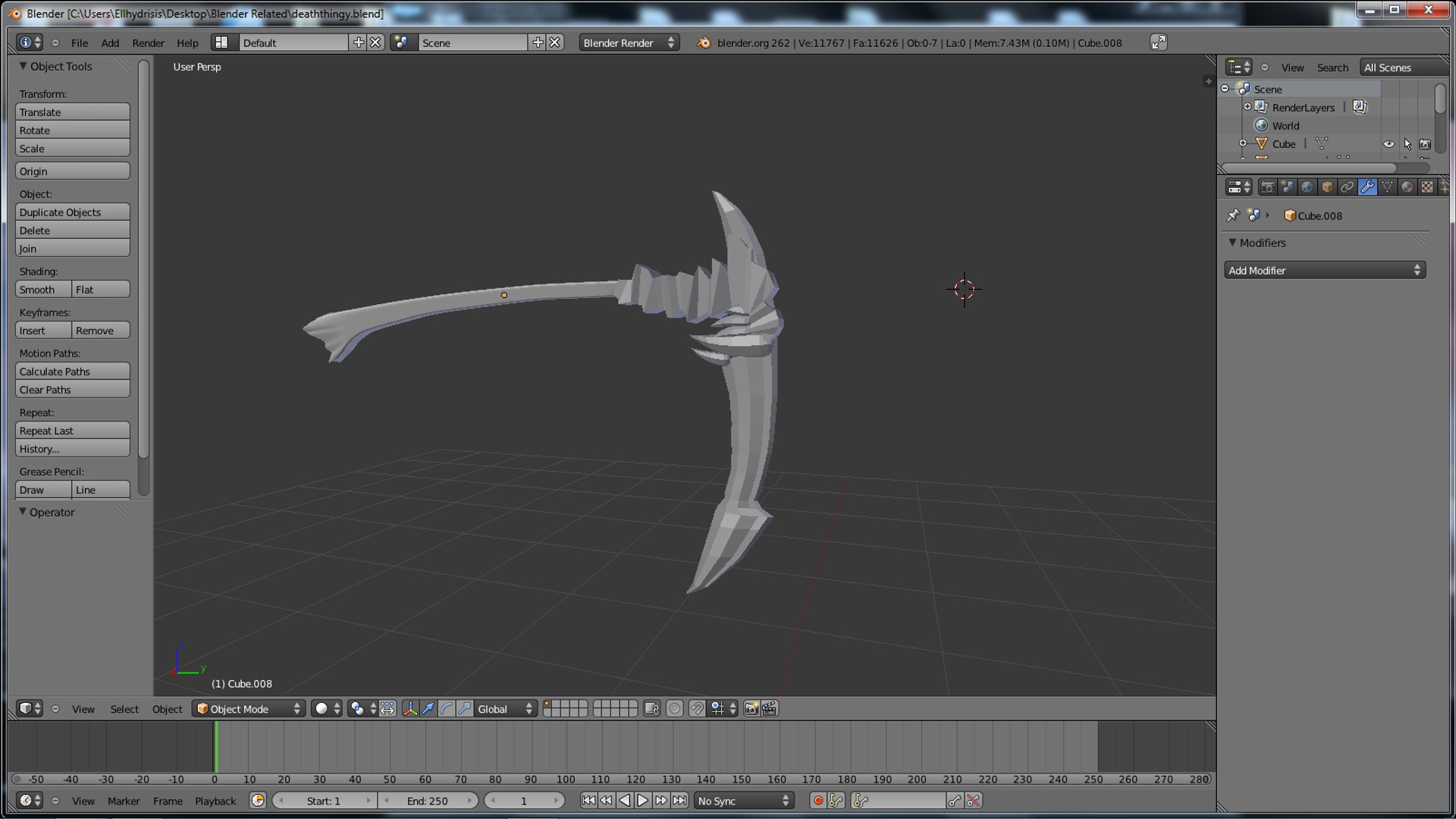 Blender Scythe