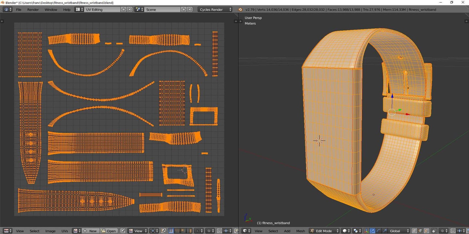 Fitness Wristband 3D Model - TurboSquid 1650214