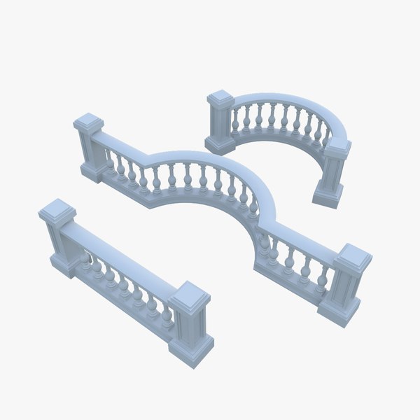 Balustrade 3D Models for Download | TurboSquid