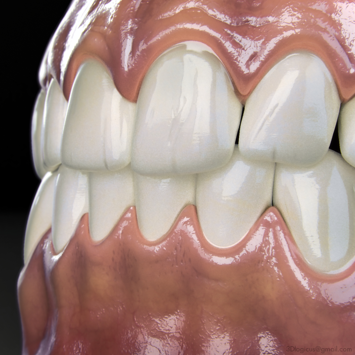 Realistic teeth 3D model - TurboSquid 1252964