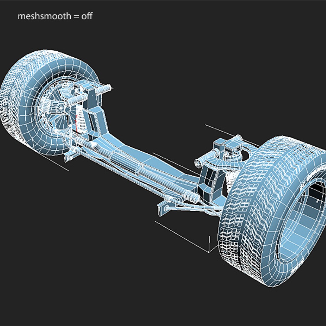 Car Suspension 2 3d Model