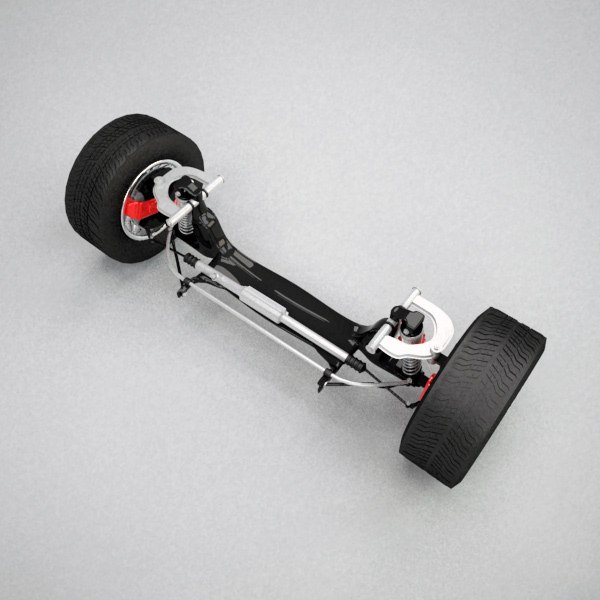 car suspension 2 3d model