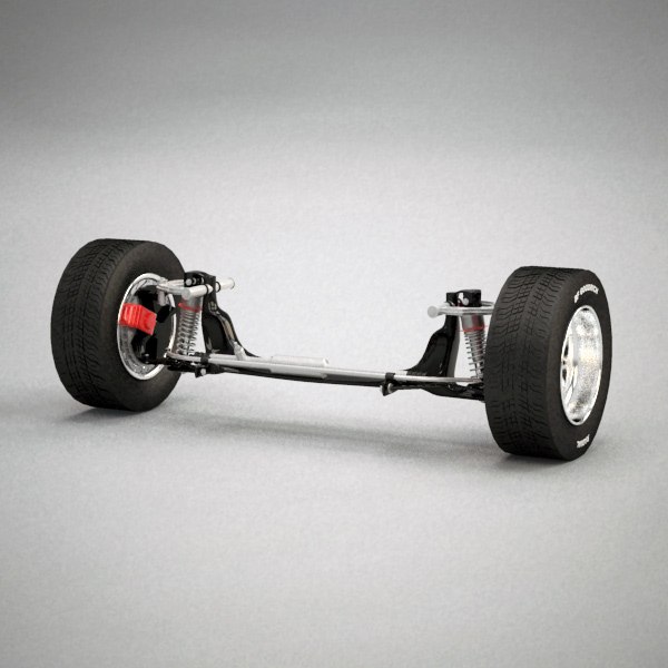 car suspension 2 3d model