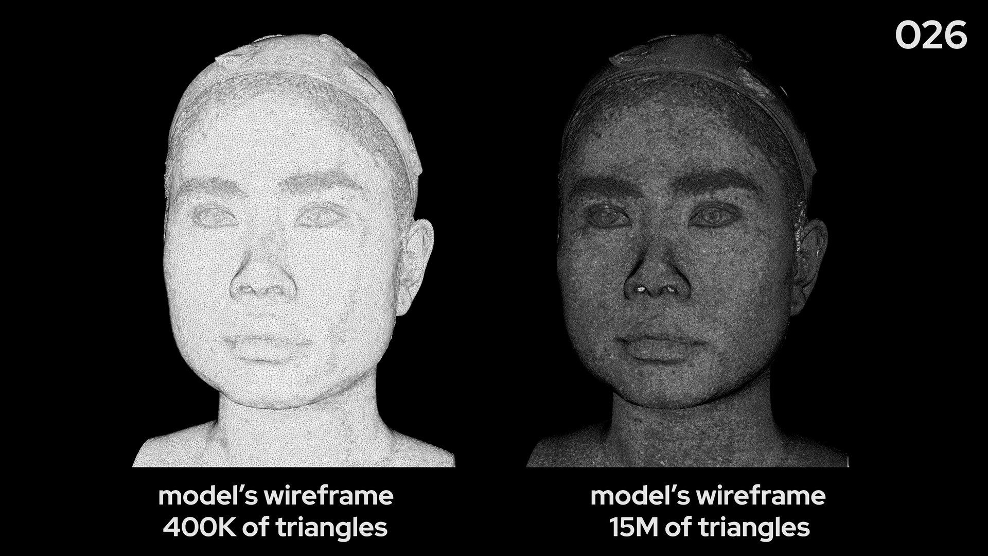 3D Asian Female 30s head scan 026 model - TurboSquid 2071689