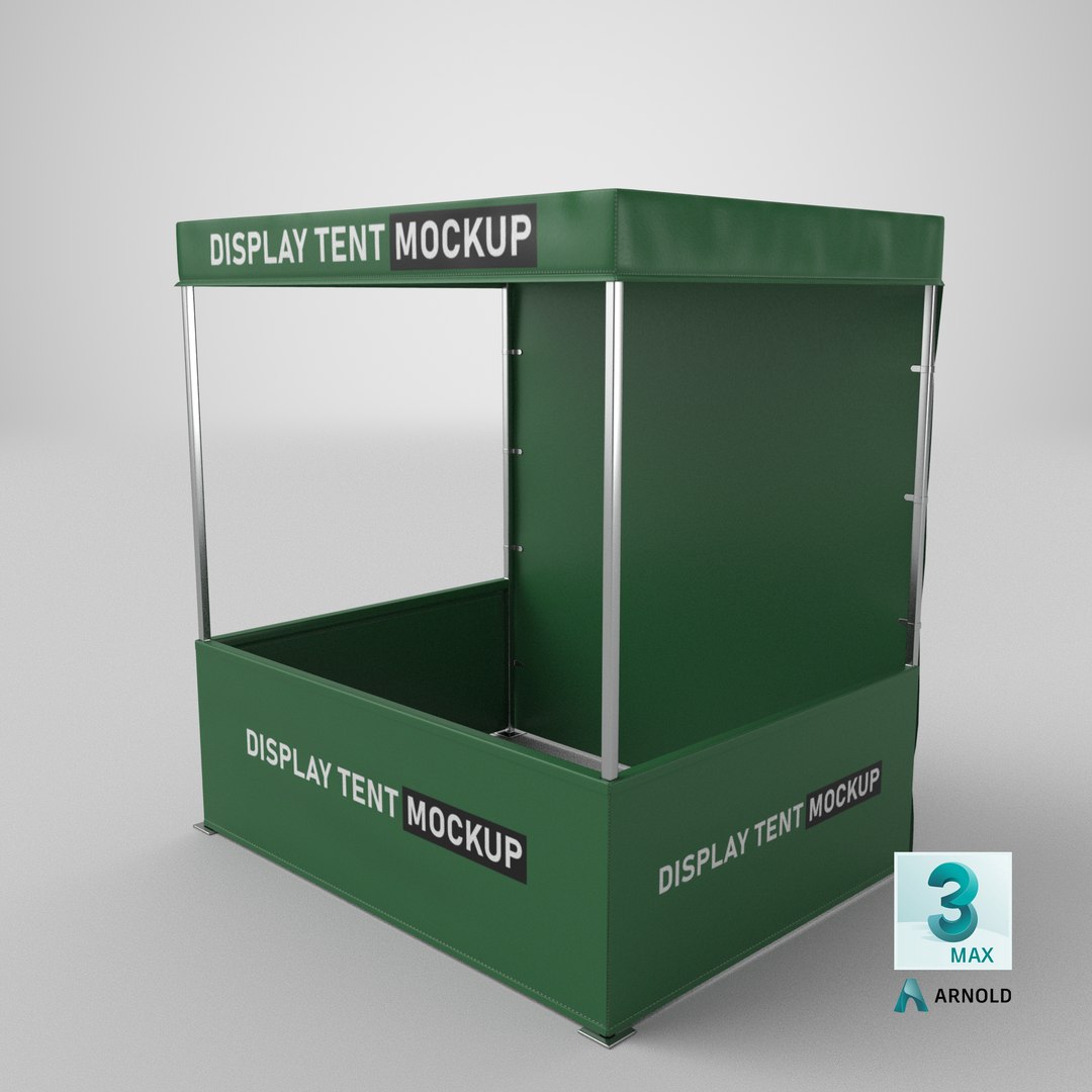 Display Tent Model - TurboSquid 1740549