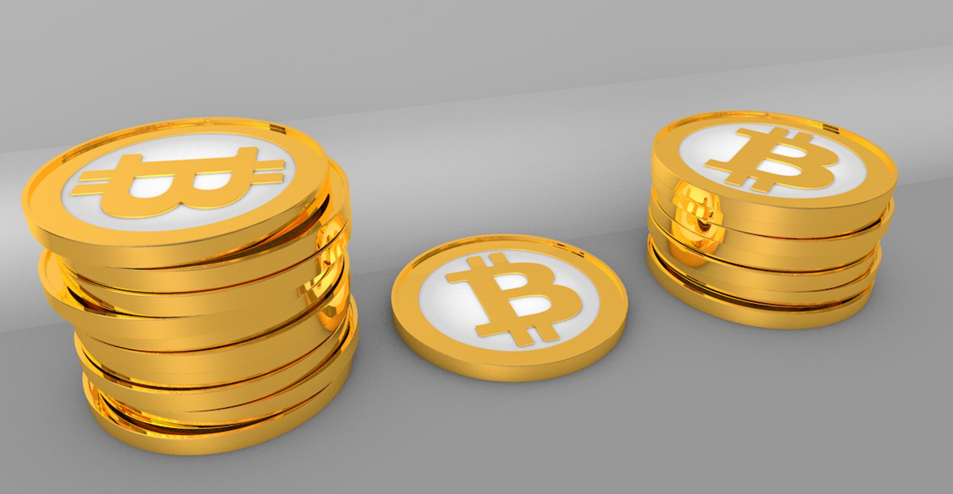 3d C4d Bitcoin Coin