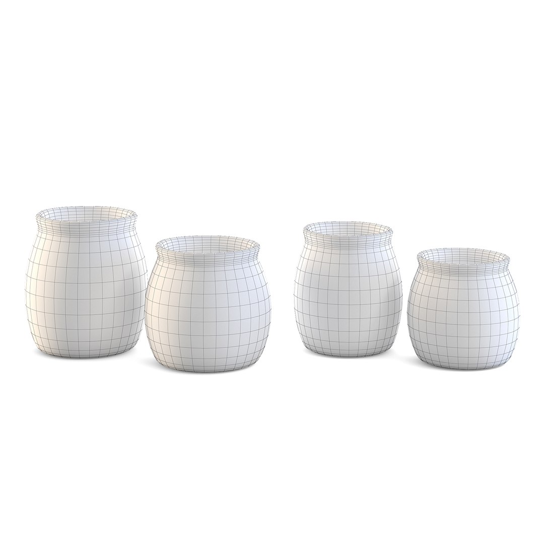 3D Old Bowls - TurboSquid 2229804
