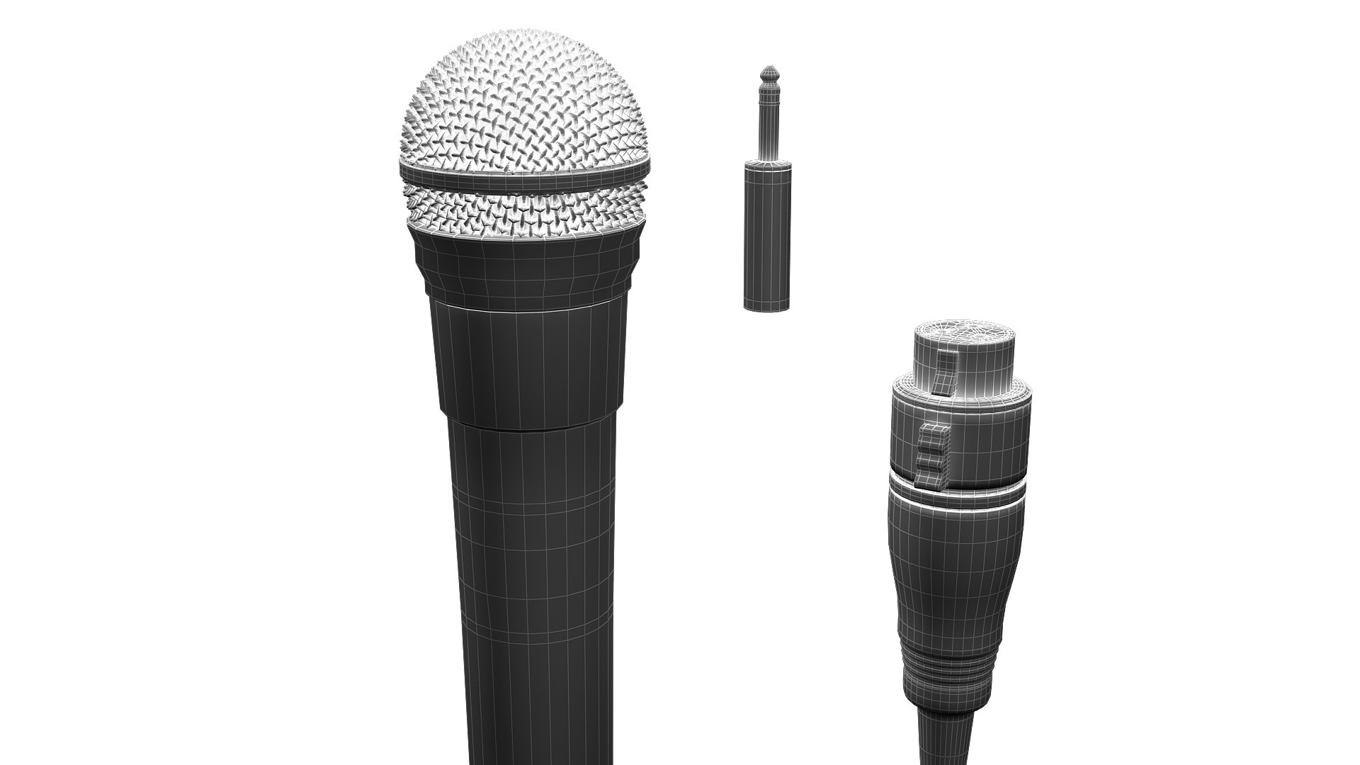 3d Model Of Microphone Mic