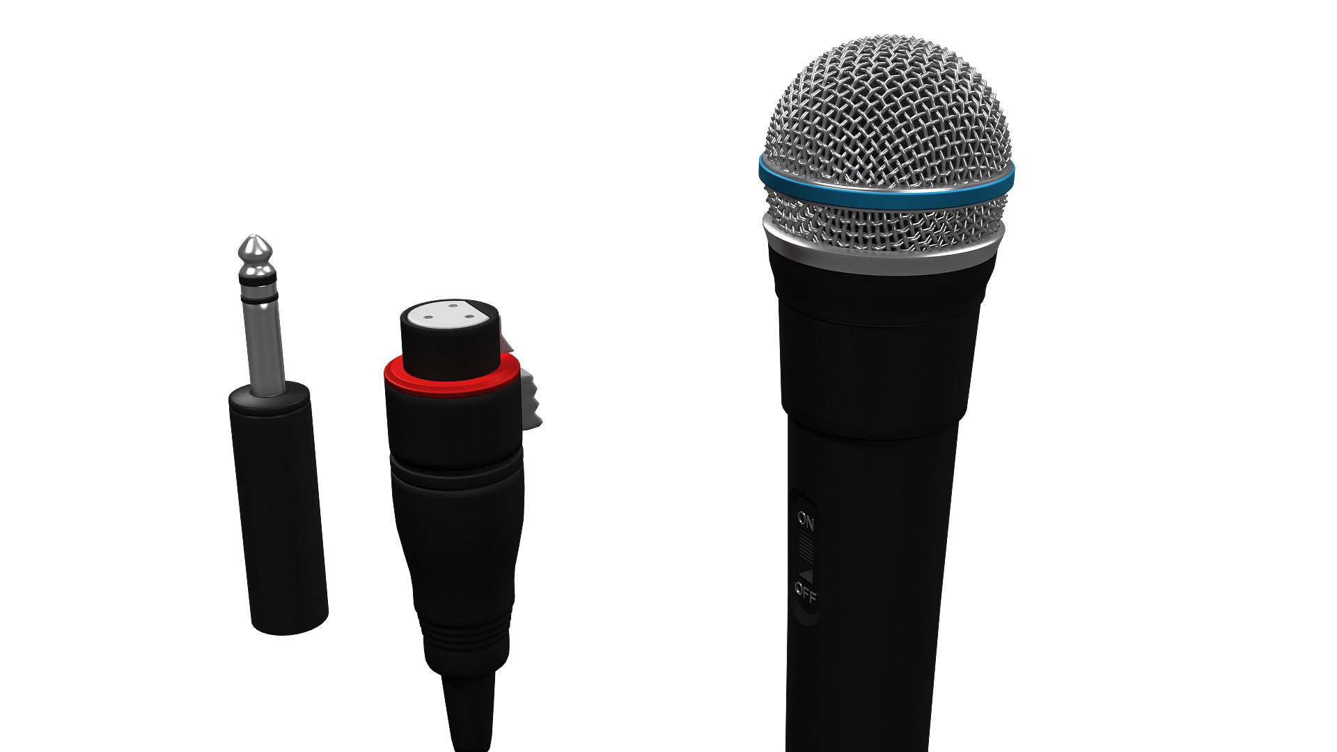 3d Model Of Microphone Mic