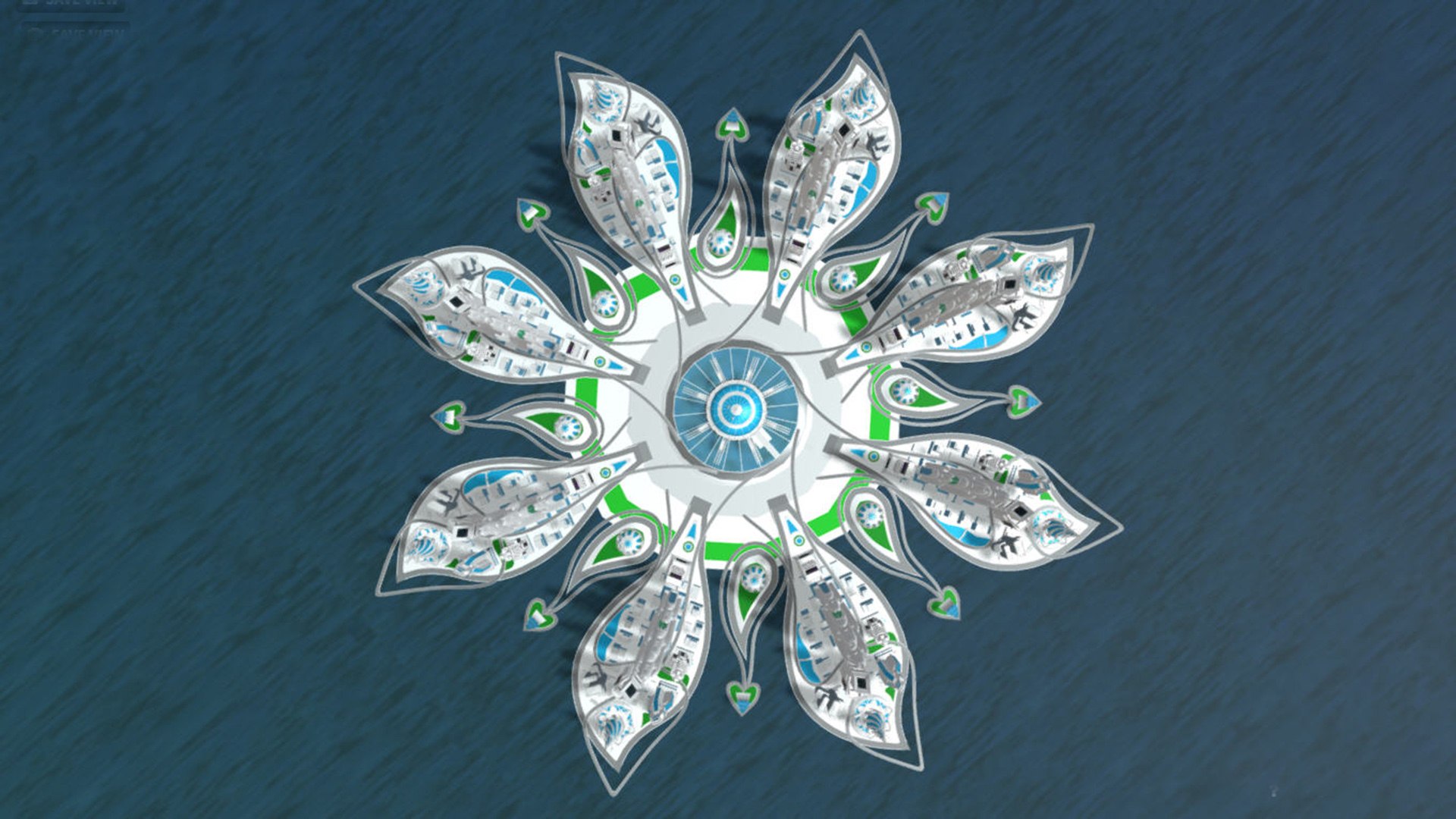 Flower Style City Model - TurboSquid 2138996