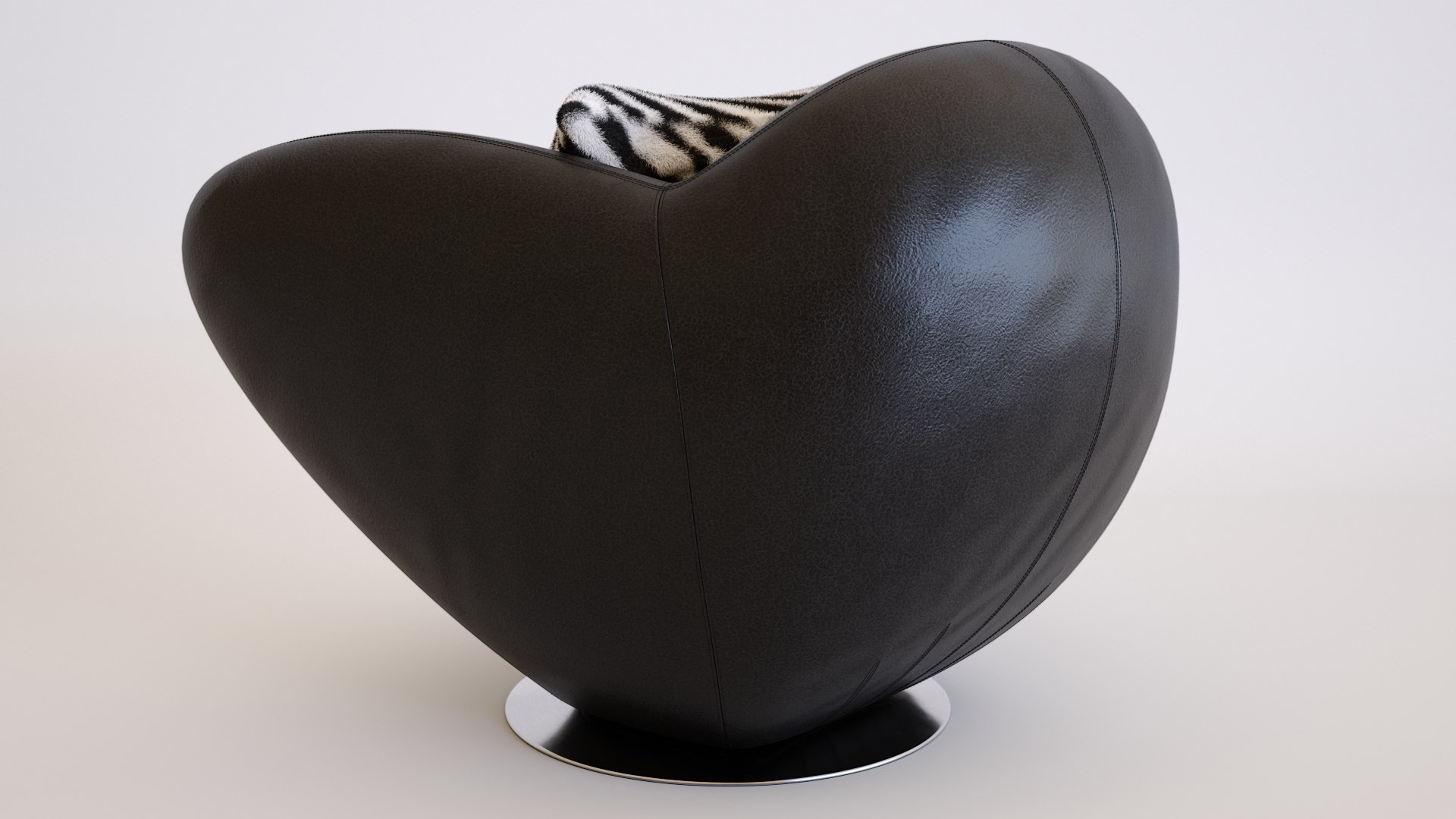 Lotus Armchair Leather 3D Model - TurboSquid 2067381
