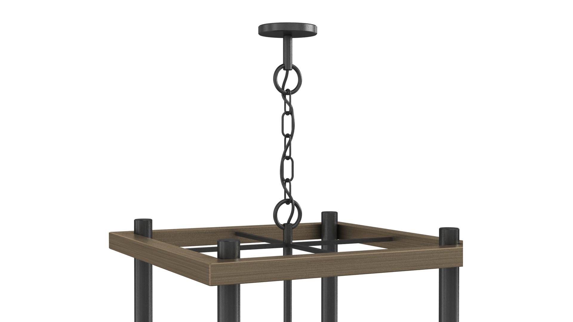 3D Fontayne Collection Four-Light Antique Bronze Farmhouse Pendant ...