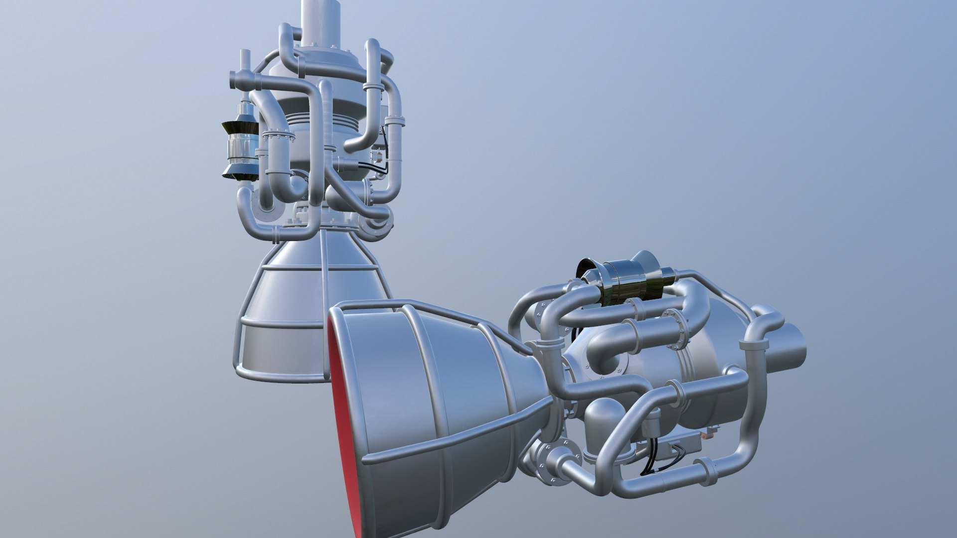 3D Engine Thrusters Model - TurboSquid 1222728