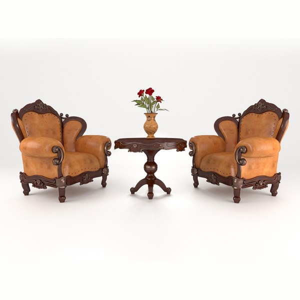 Medieval Sofa Chair 3D model - TurboSquid 1776724