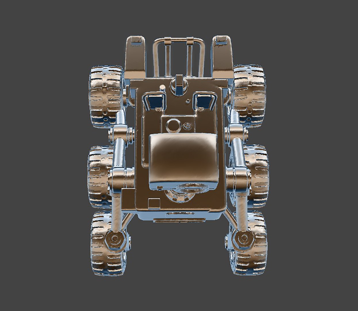 Mars Rover Robot STL 3D Printable Planetary Exploration Vehicle Model ...