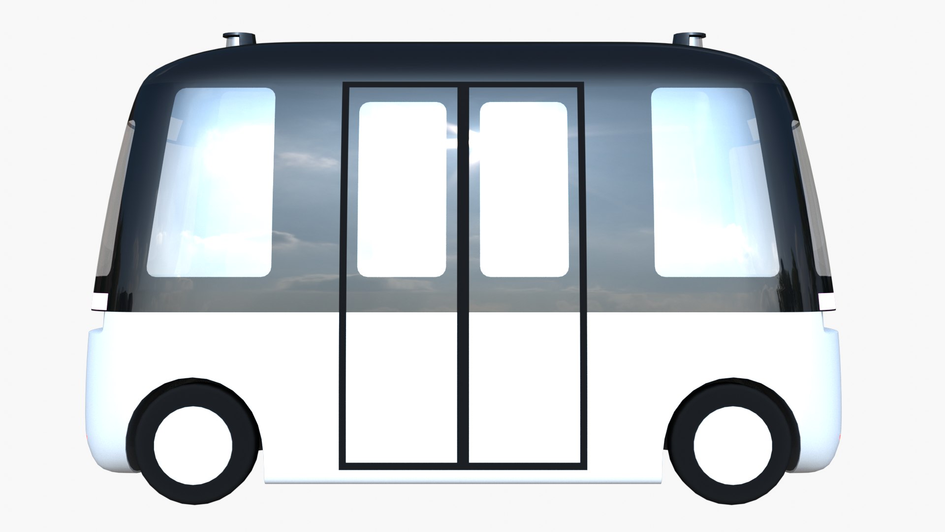 Shuttle Bus 3D Model - TurboSquid 1627599