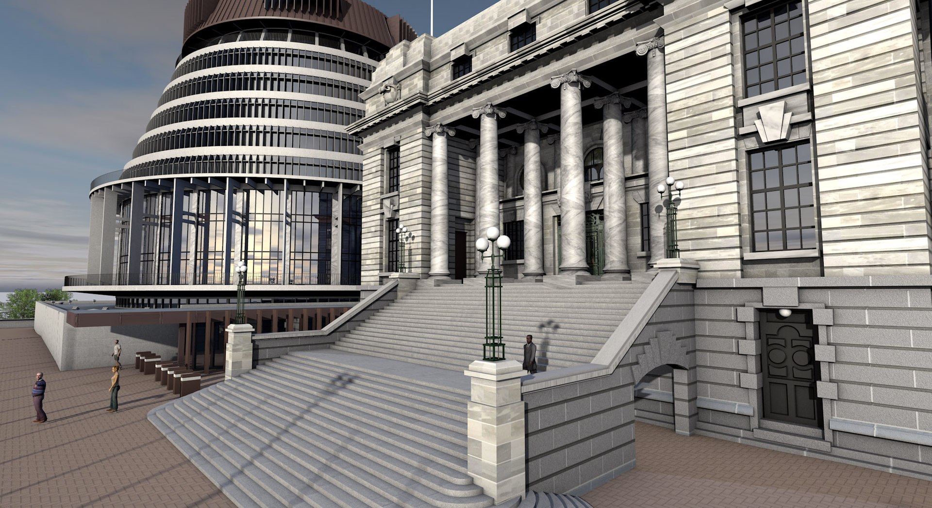 3d Model New Zealand Parliament Building