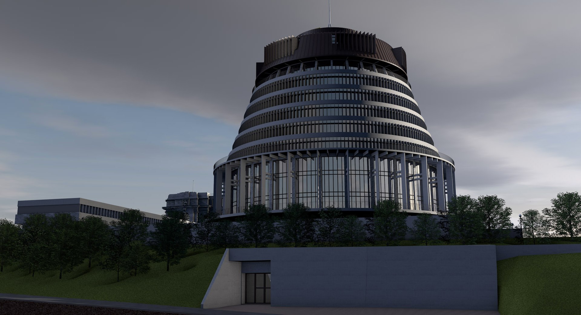 3d Model New Zealand Parliament Building