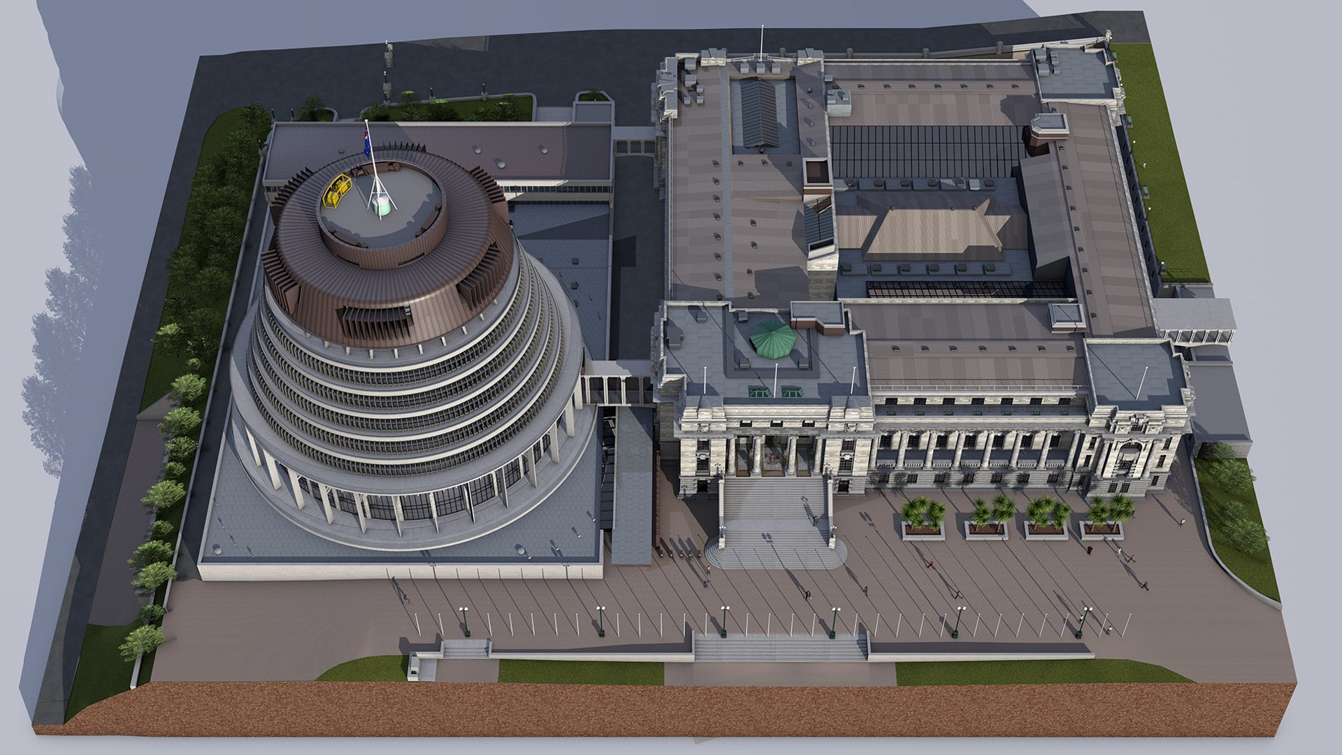 3d Model New Zealand Parliament Building