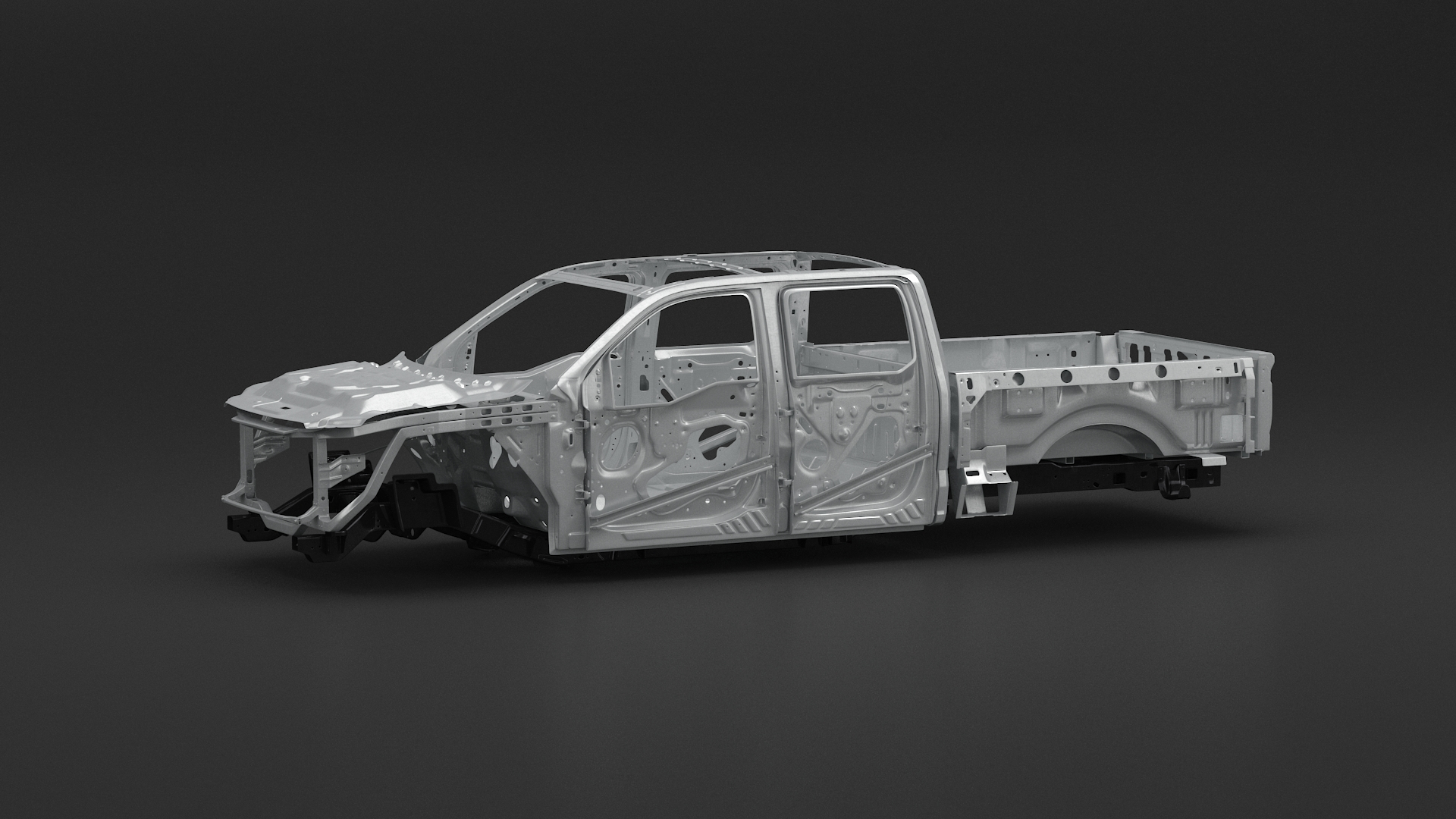Car Frame Pickup Model - TurboSquid 2108440