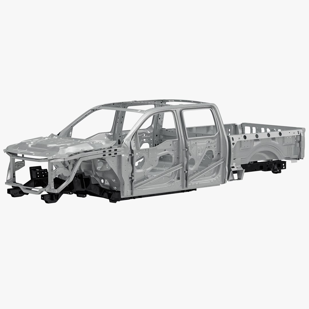 Car Frame Pickup Model - TurboSquid 2108440