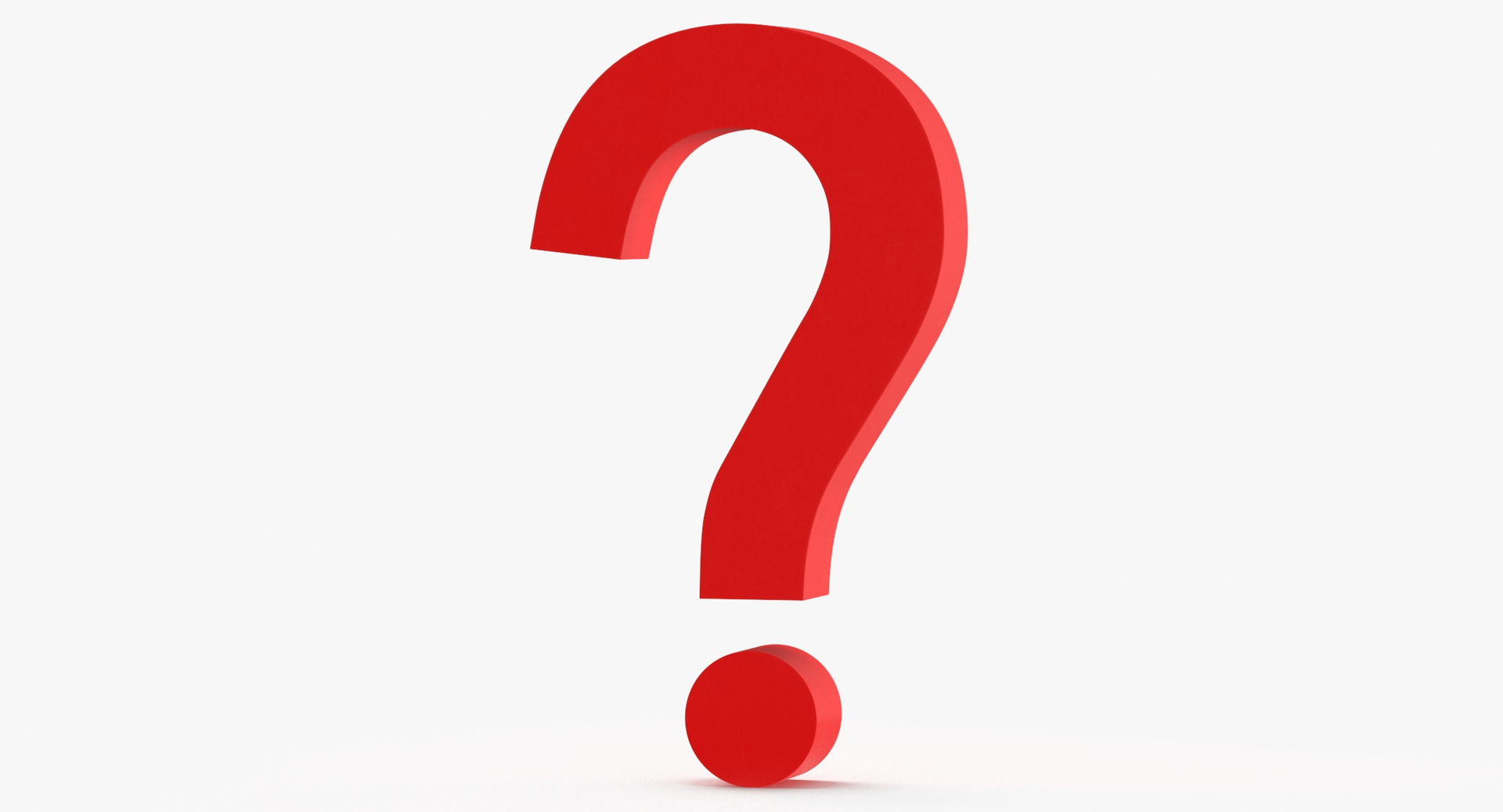 3D Question Mark Model - TurboSquid 2025607