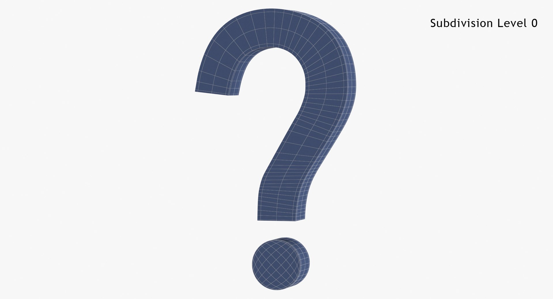 3D Question Mark Model - TurboSquid 2025607