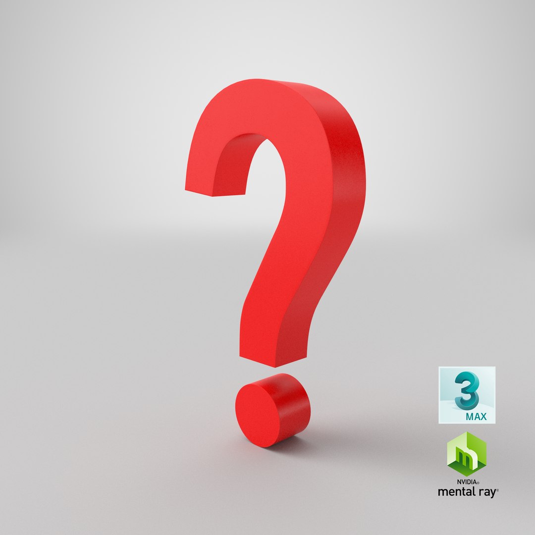 3D Question Mark model - TurboSquid 2025607