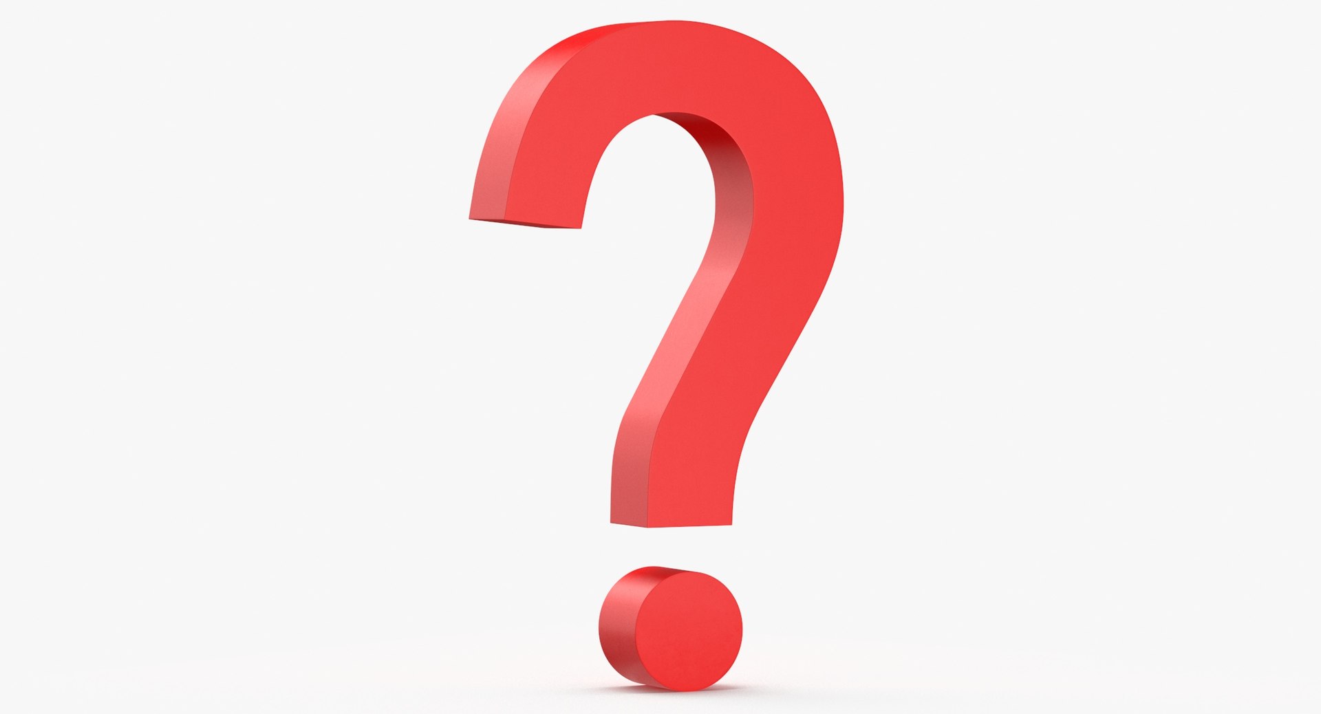 3D Question Mark Model - TurboSquid 2025607