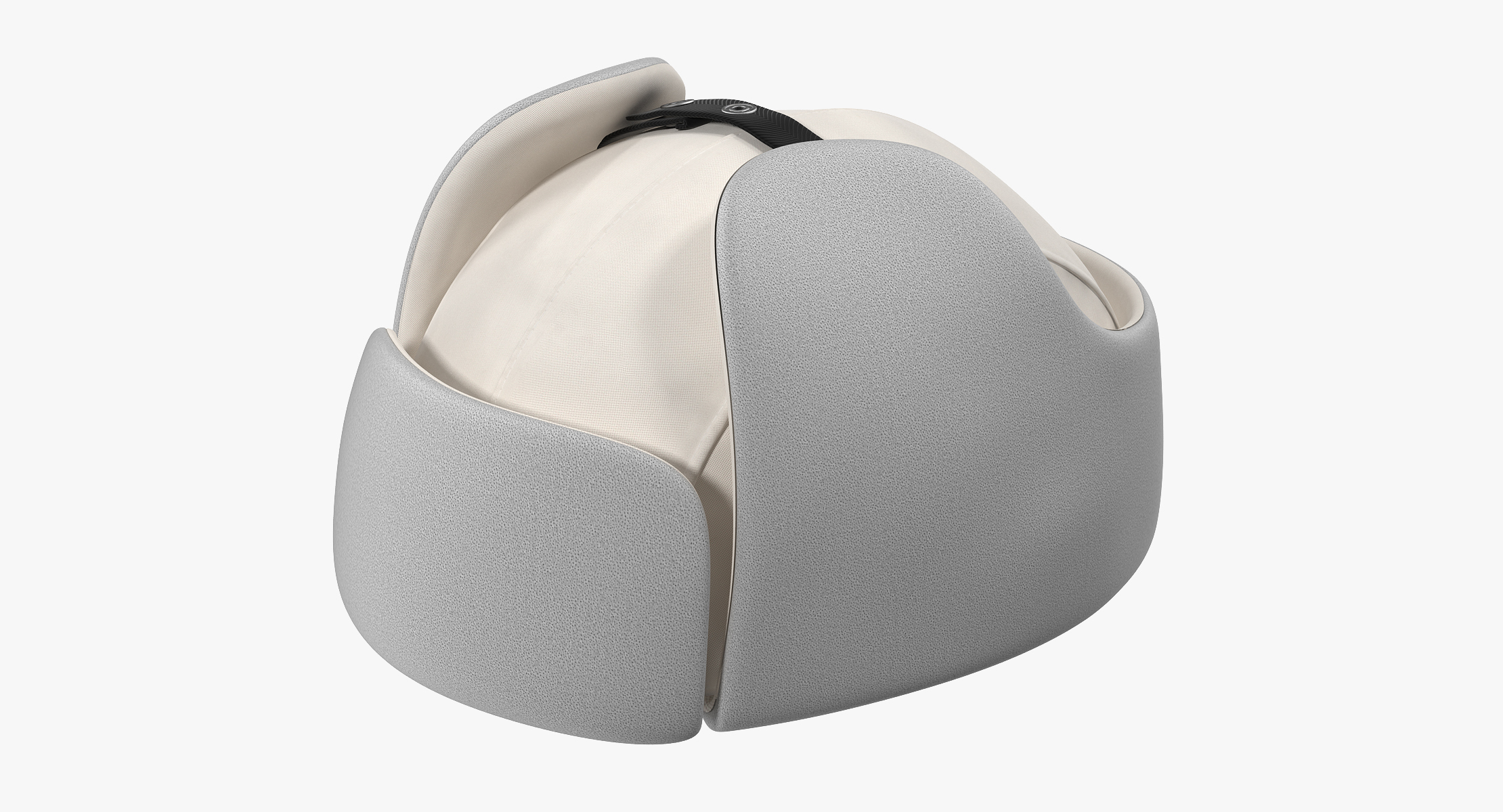 modelo 3d Trapper Winter Hat Blanco - TurboSquid 1430462