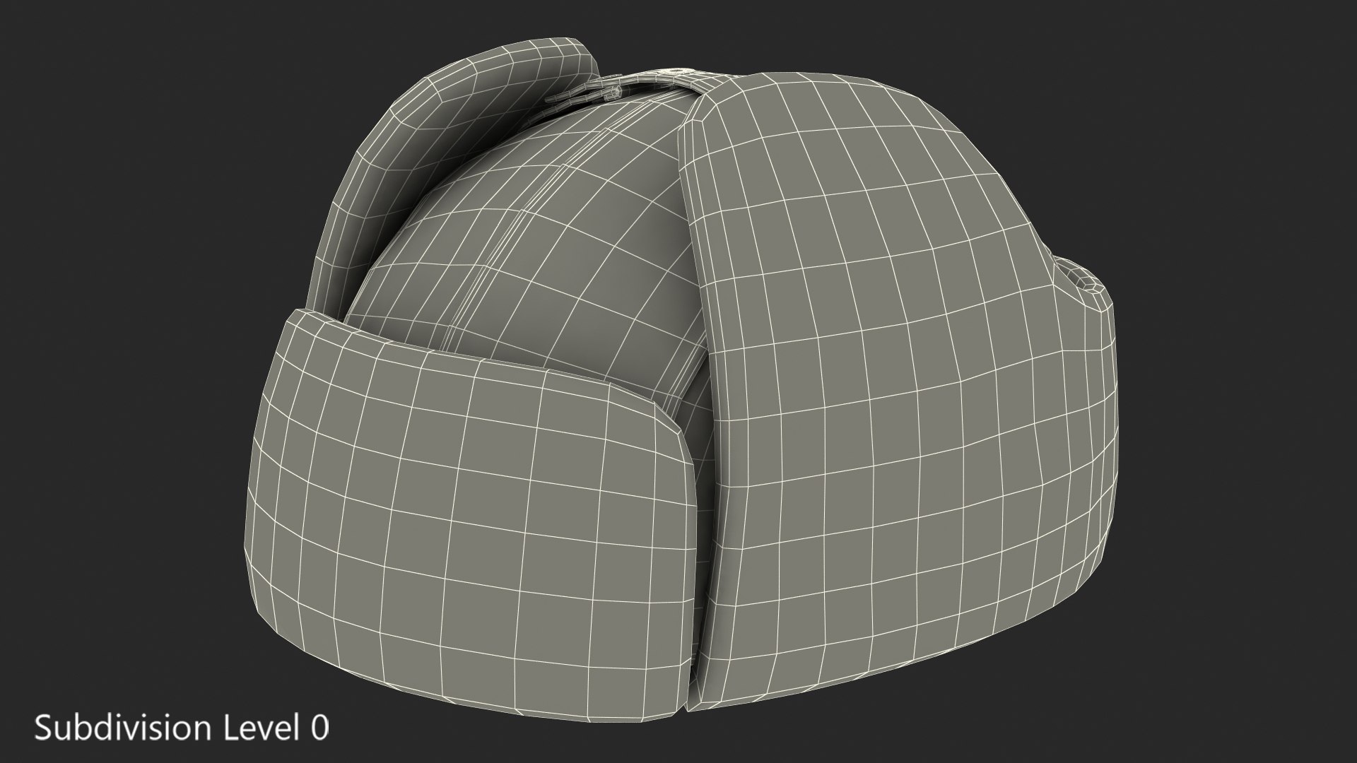 3D Trapper Winter Hat White - TurboSquid 1430462