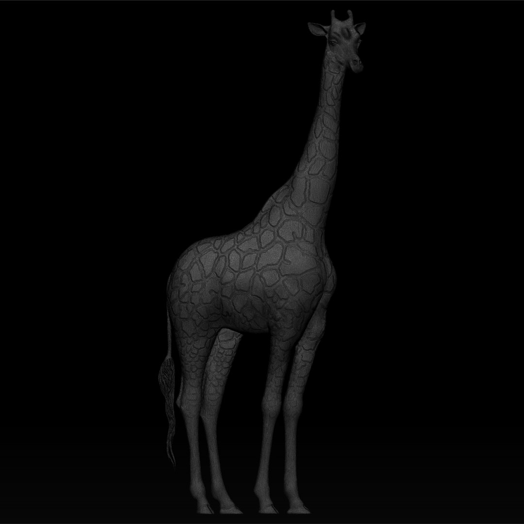 Giraffe Bas Relief 3ds Free