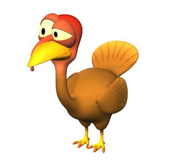 Cartoon Turkey 3D Models for Download | TurboSquid