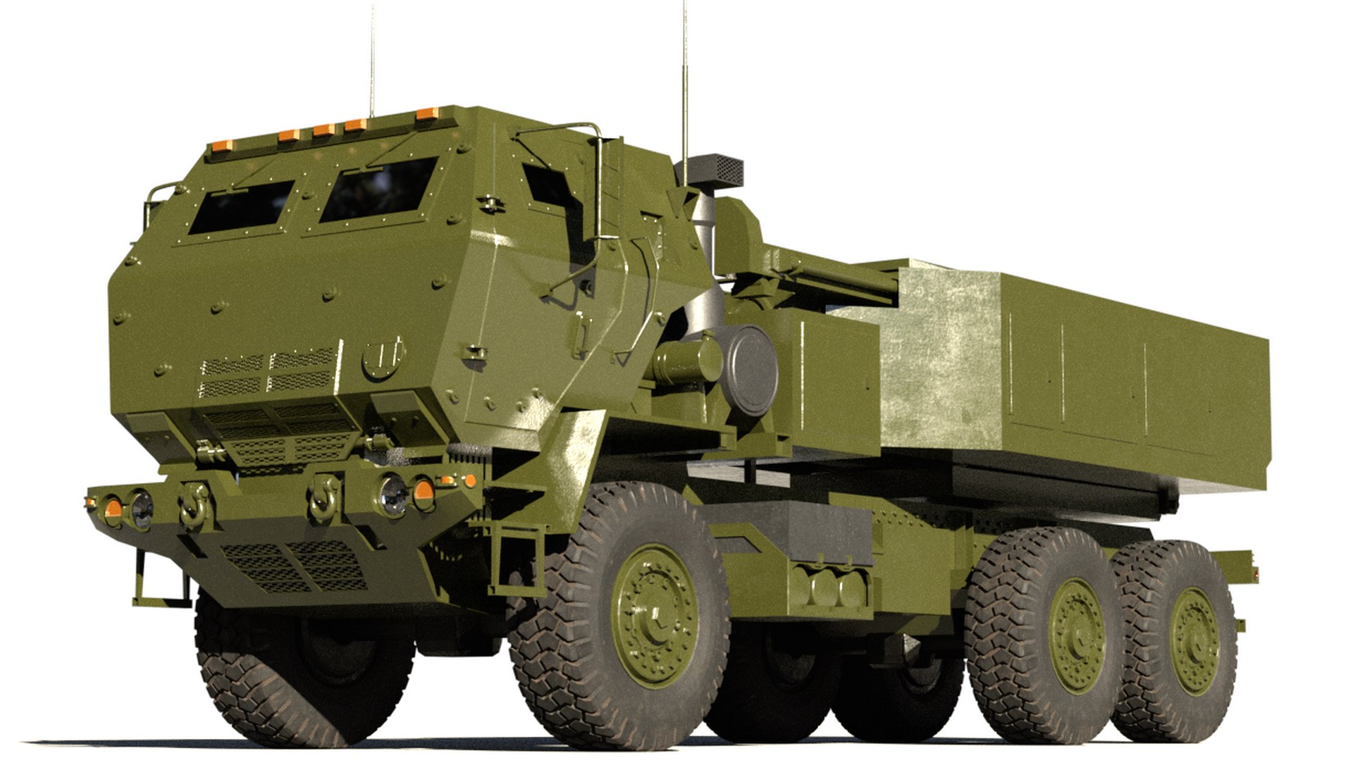 MLRS M142 Himars 3D Model - TurboSquid 2059754