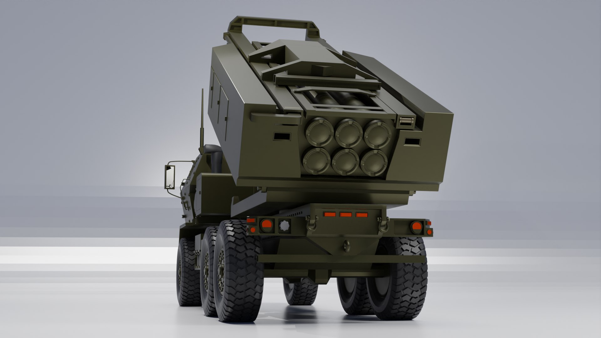 MLRS M142 Himars 3D model - TurboSquid 2059754