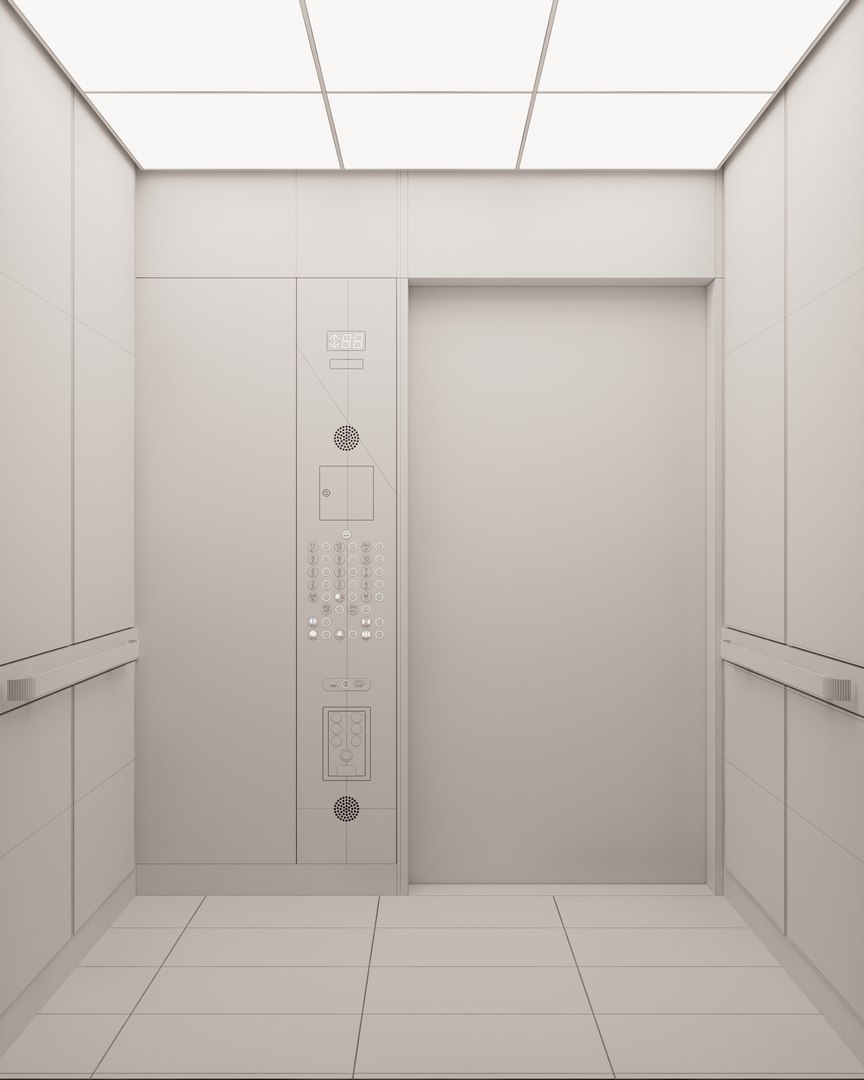 3D Elevator Luxurious And Sophisticated Style Model - TurboSquid 2175069