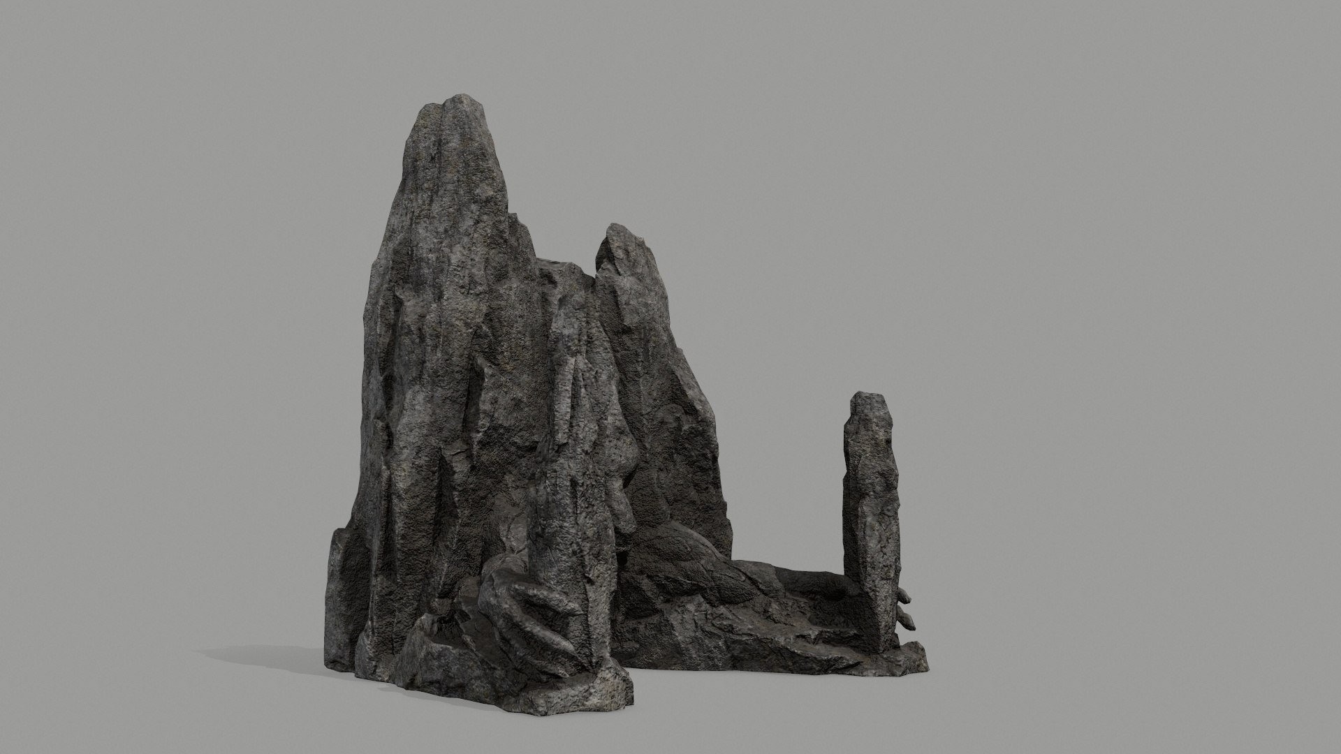 3D Rock Gate Model - TurboSquid 2145736