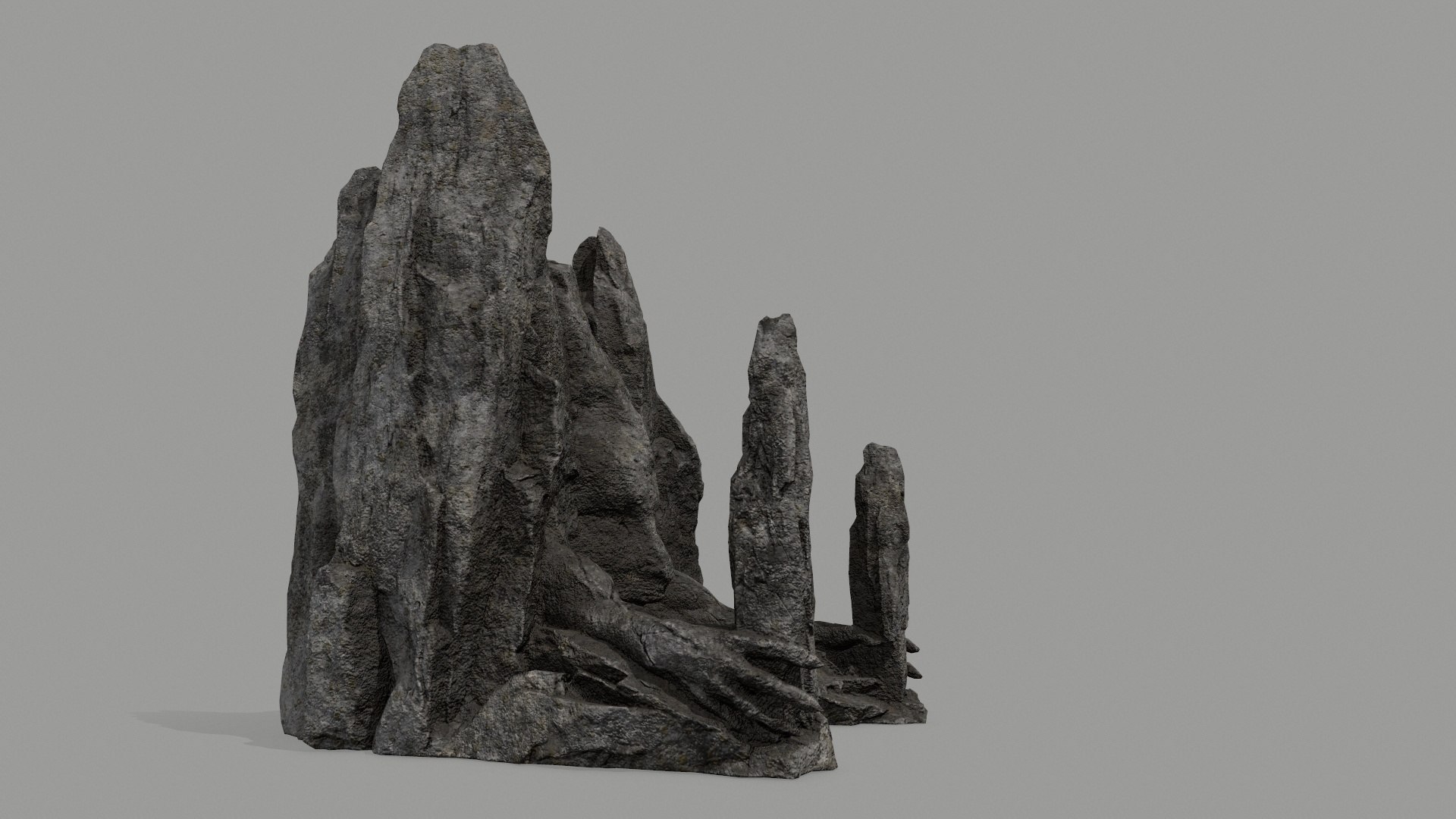 3D Rock Gate Model - TurboSquid 2145736