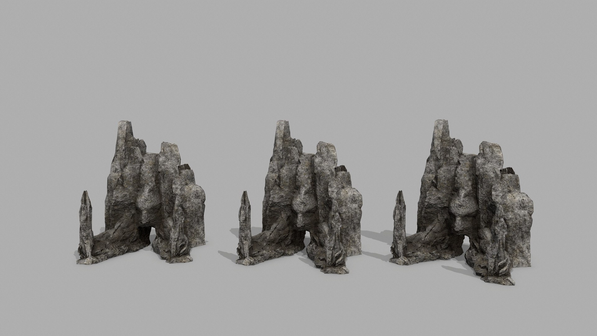 3D Rock Gate Model - TurboSquid 2145736