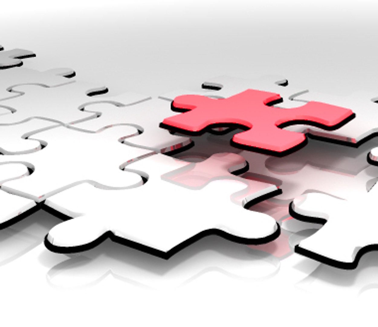 3d Pieces Puzzle Model