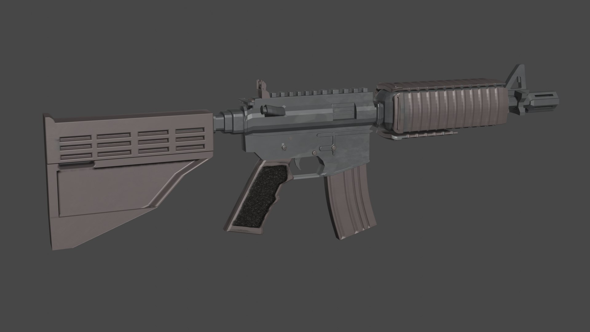 M4A4 Blender 3D Model - TurboSquid 1714740