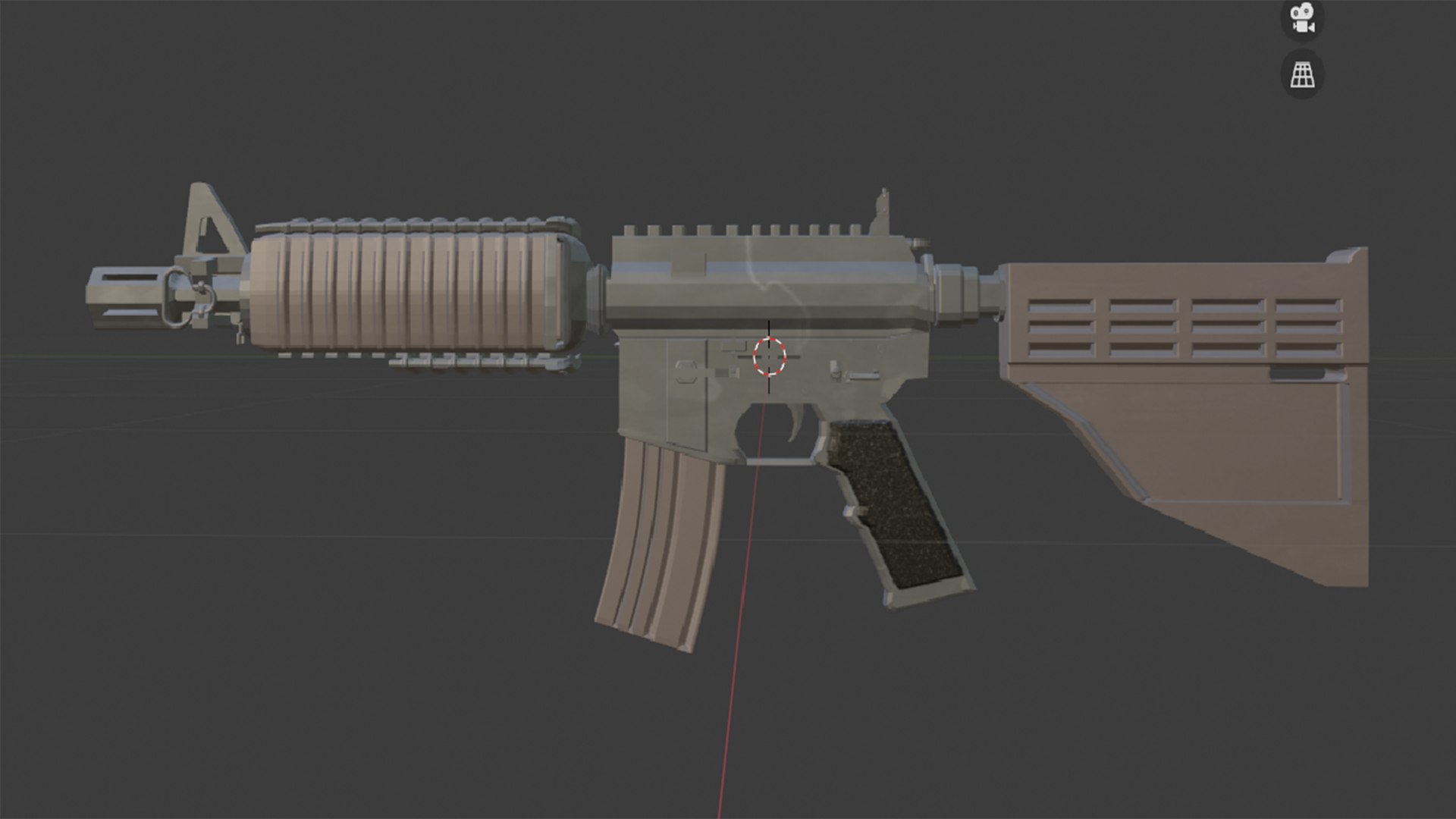 M4A4 Blender 3D Model - TurboSquid 1714740