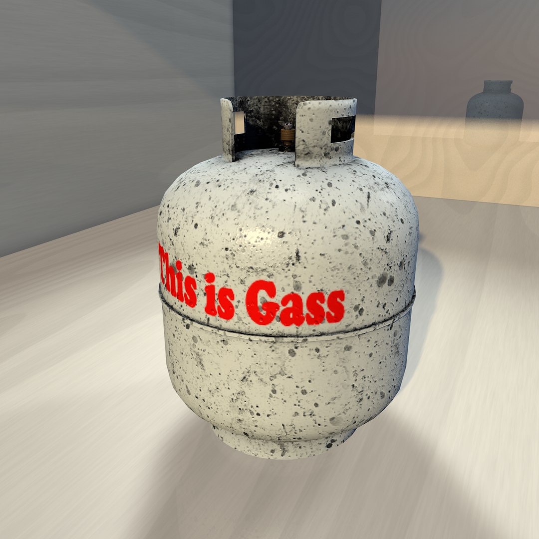 3D gas container - TurboSquid 1252449
