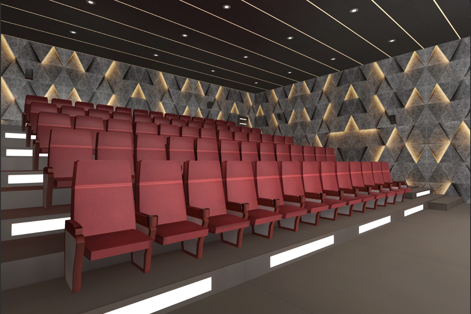 Modern Cinema Halls 8 Scenes 3D - TurboSquid 2394943