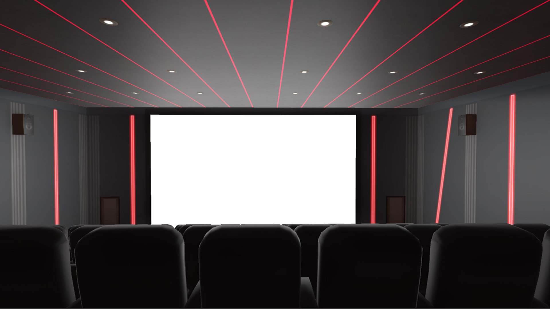 Modern Cinema Halls 8 Scenes 3D - TurboSquid 2394943