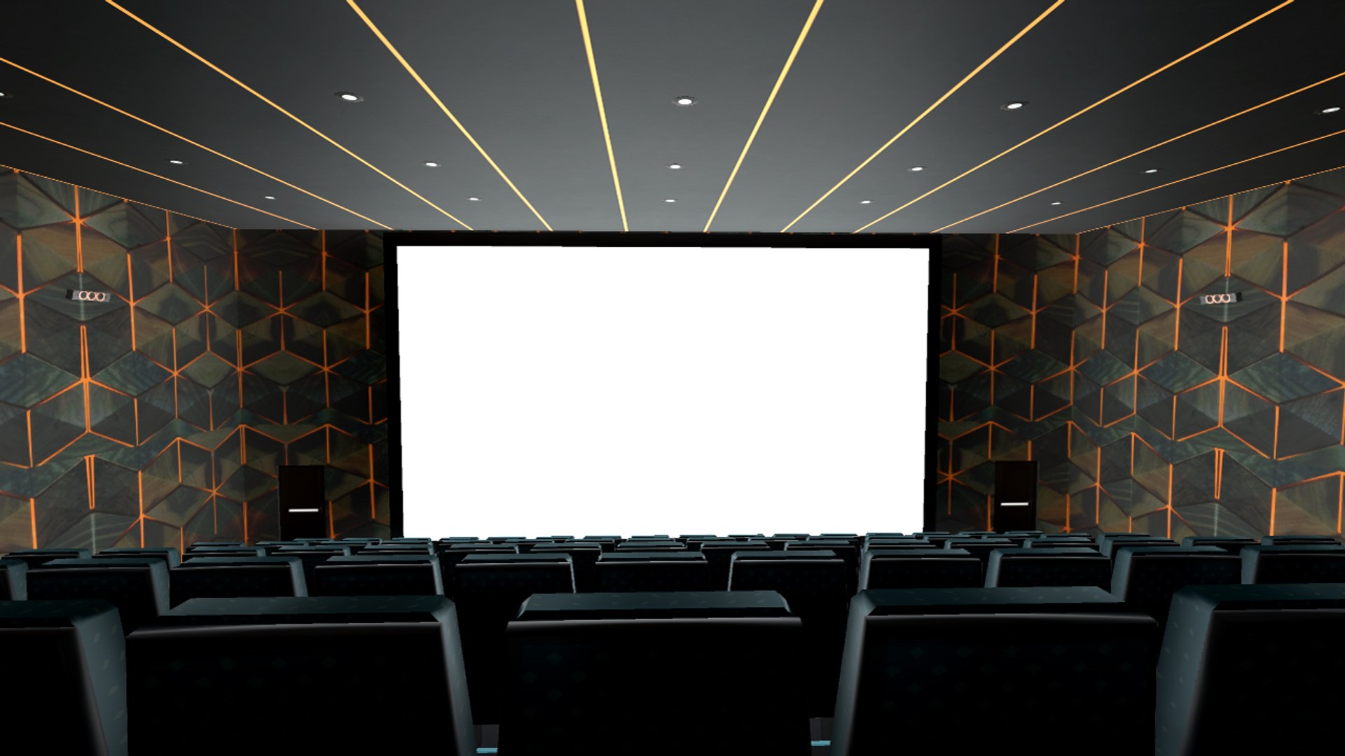 Modern Cinema Halls 8 Scenes 3D - TurboSquid 2394943