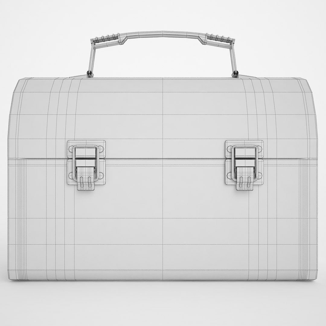 3d Model Metal Lunch Box